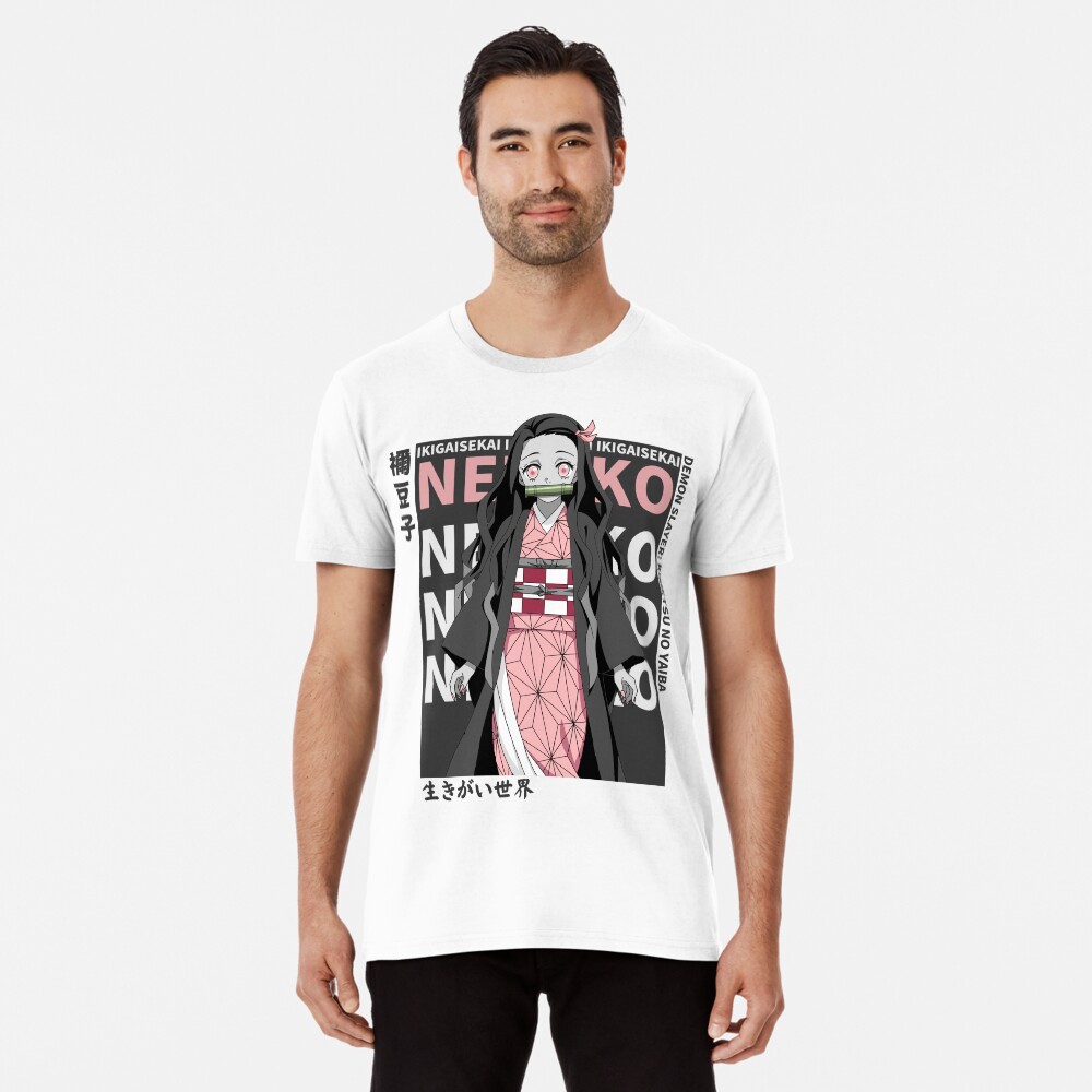 "Nezuko Kamado: Anime Magazine Style" Sticker for Sale by IKIGAISEKAI ...