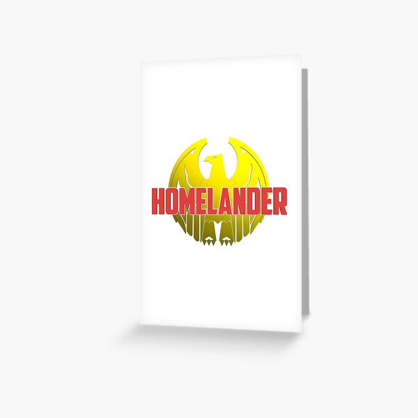 "Homelander Logo" Greeting Card for Sale by WabushiDesigns | Redbubble