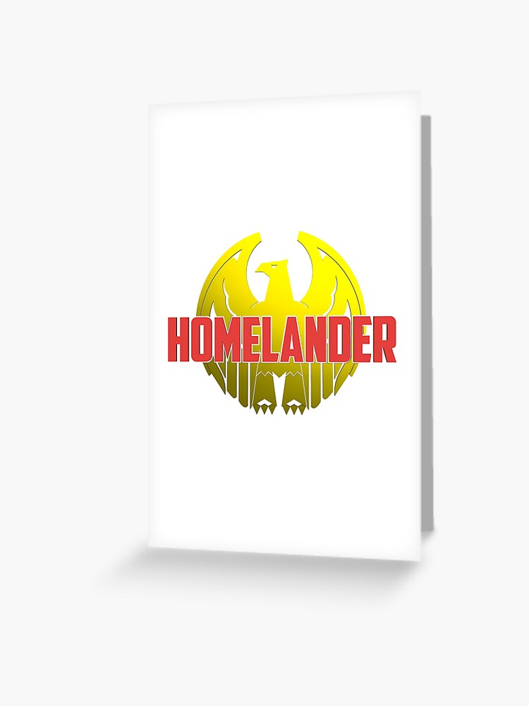 "Homelander Logo" Greeting Card for Sale by WabushiDesigns | Redbubble