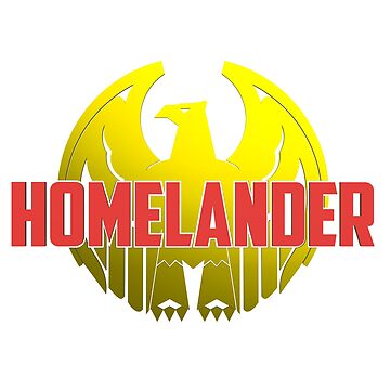 "Homelander Logo" Poster for Sale by WabushiDesigns | Redbubble