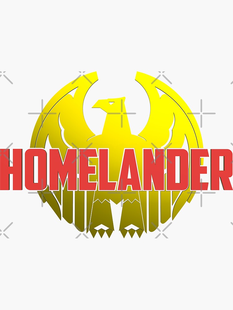 "Homelander Logo" Sticker for Sale by WabushiDesigns | Redbubble