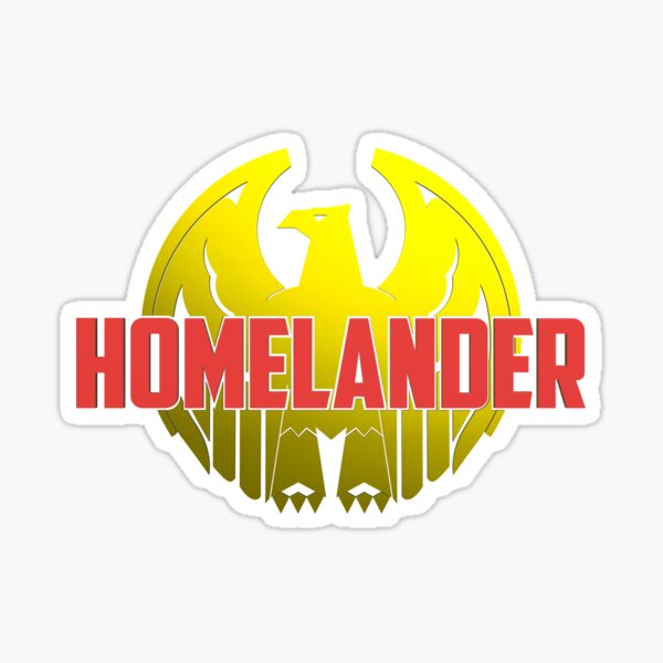 "Homelander Logo" Sticker for Sale by WabushiDesigns | Redbubble