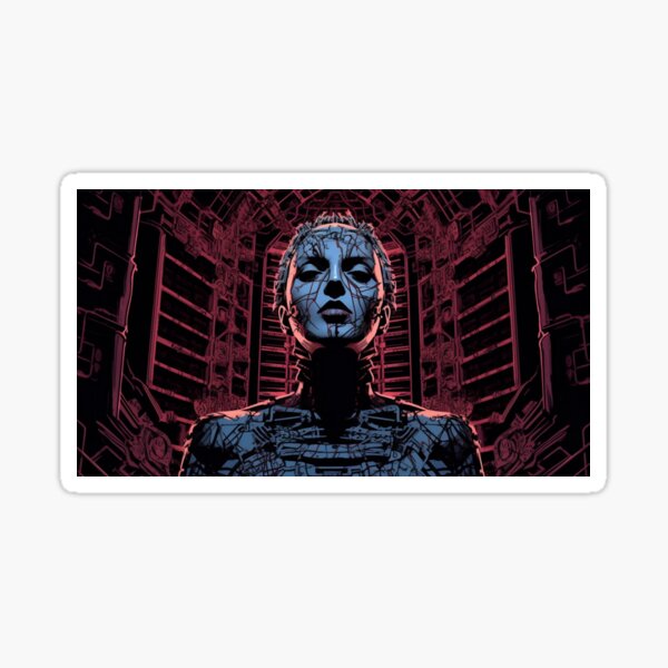 "80s Halloween Horror Puzzle Box Lament Configuration" Sticker for Sale ...