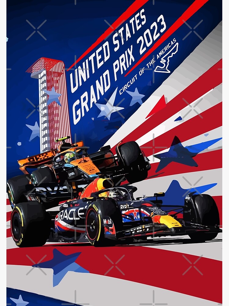 "United States Grand Prix 2023 COTA" Poster for Sale by Speedbirddesign ...