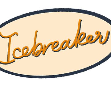 "Icebreaker Logo " Sticker for Sale by raincatpie | Redbubble
