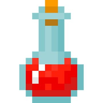"Pixelated healing potion image" Greeting Card for Sale by 16artypixels ...