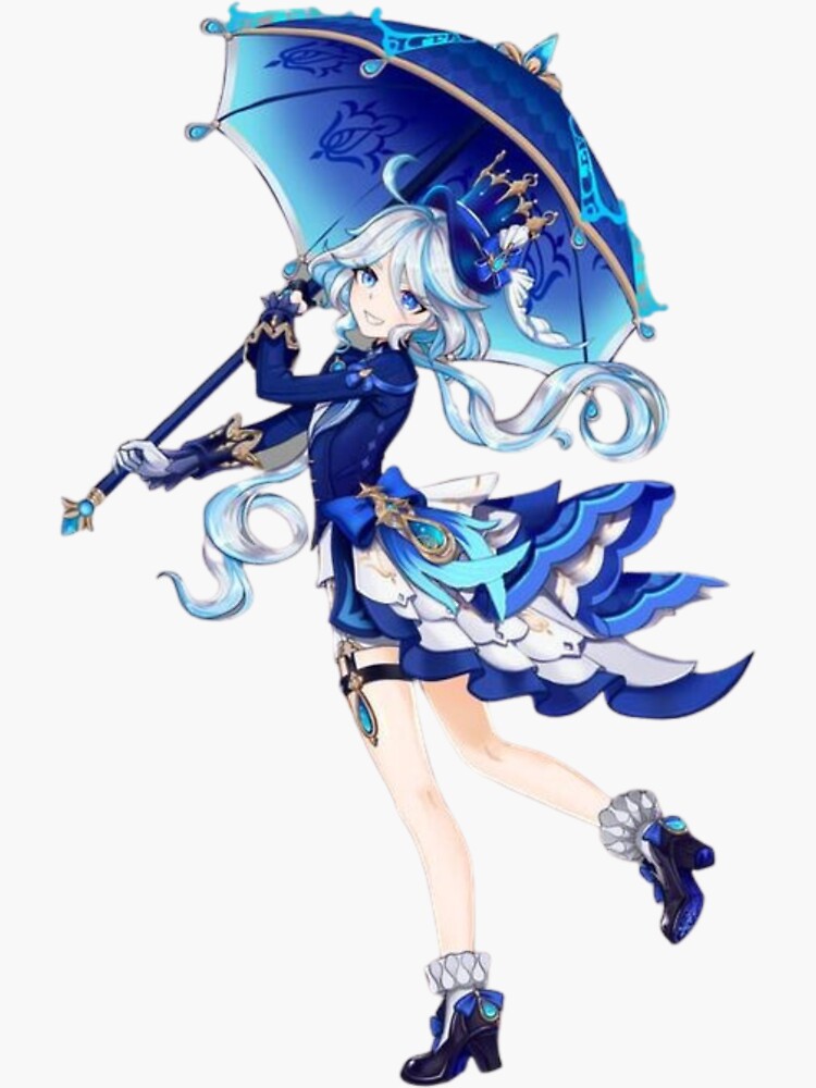 "furina genshin impact" Sticker for Sale by DENIS-STOR | Redbubble