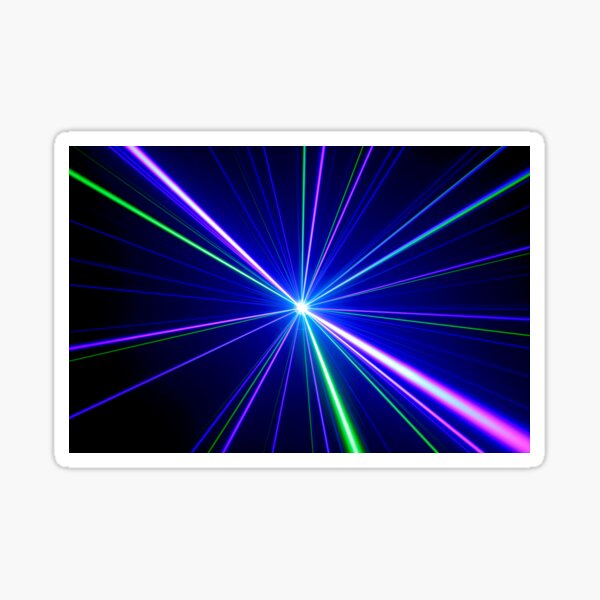 "laser beam" Sticker for Sale by Vanderbueno | Redbubble
