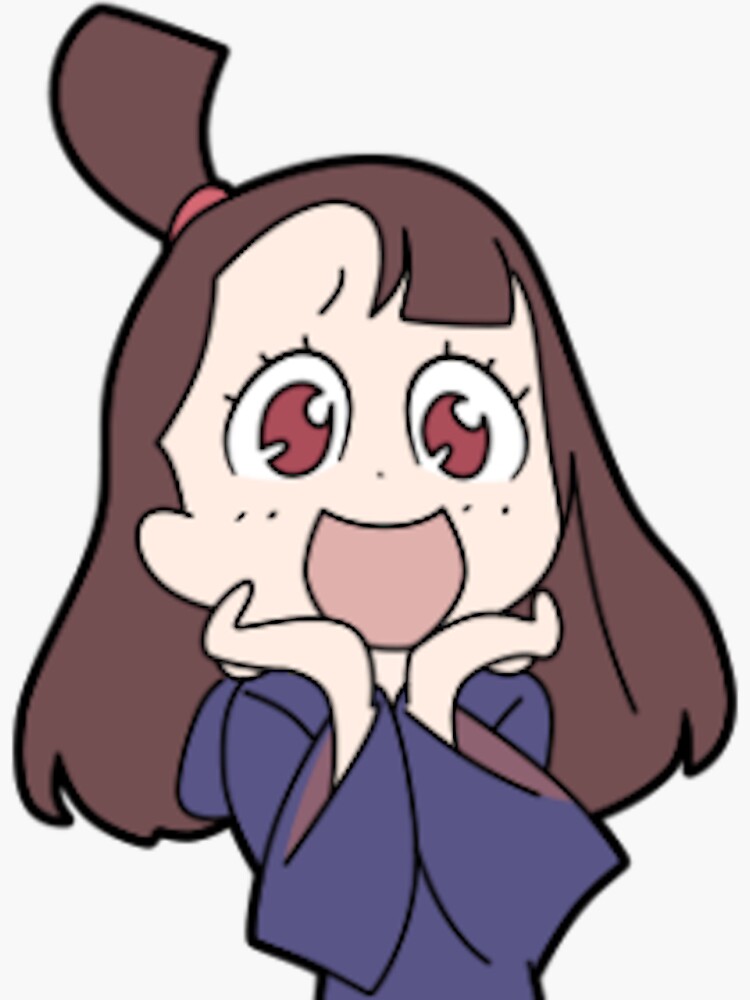 "Akko" Sticker for Sale by Cool-Weeb | Redbubble