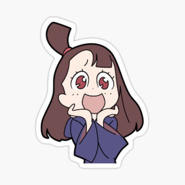 "Akko" Sticker for Sale by Cool-Weeb | Redbubble
