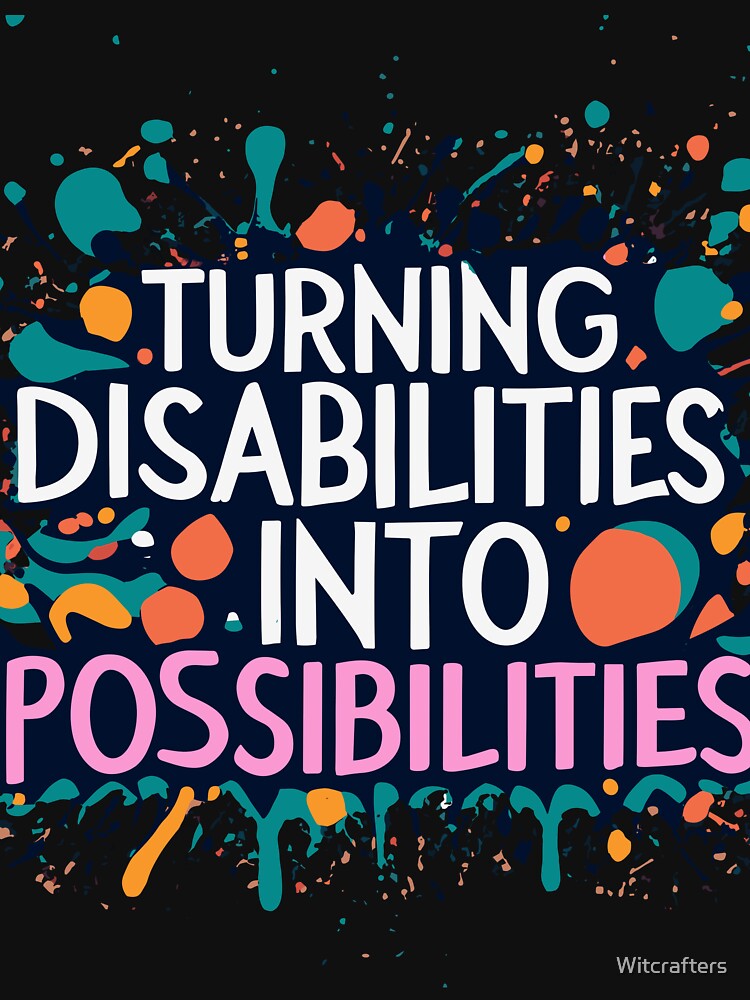 "NDIS: Turning Disabilities into Possibilities" Essential T-Shirt for ...