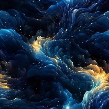 "Starry Night River: 3D Illuminated Flow" Kids T-Shirt for Sale by YYWDesigns | Redbubble