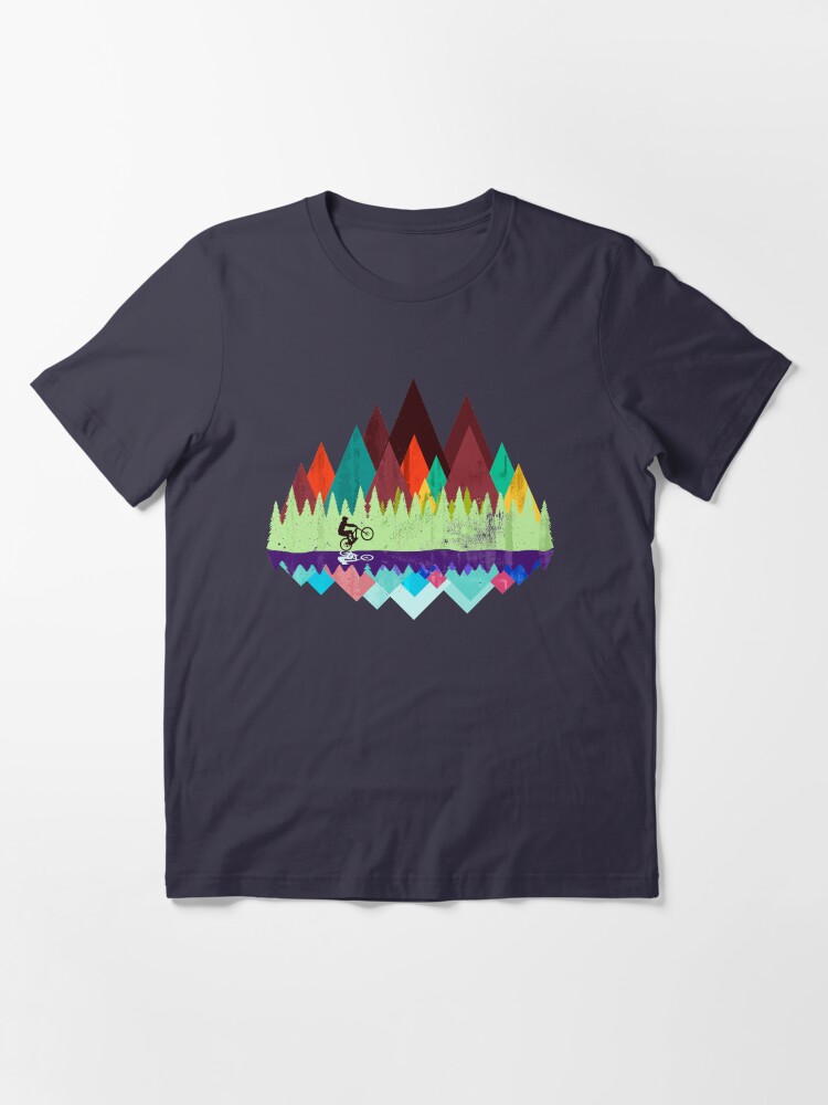 "MTB trails retro" T-shirt for Sale by tabemisa | Redbubble | bike t ...