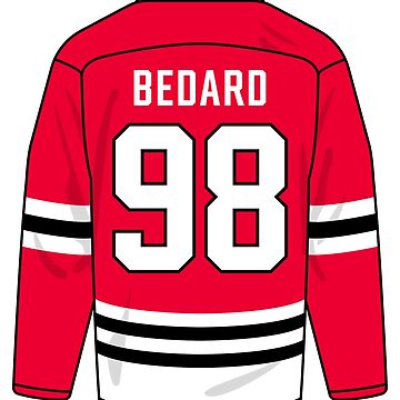 "Connor Bedard Chicago jersey" Sticker for Sale by Tarroi | Redbubble