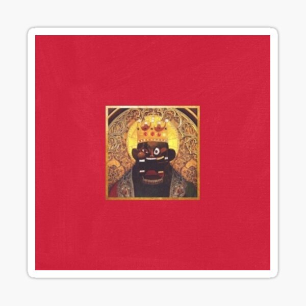 "Kanye MBDTF King" Sticker for Sale by Incog-Designs | Redbubble