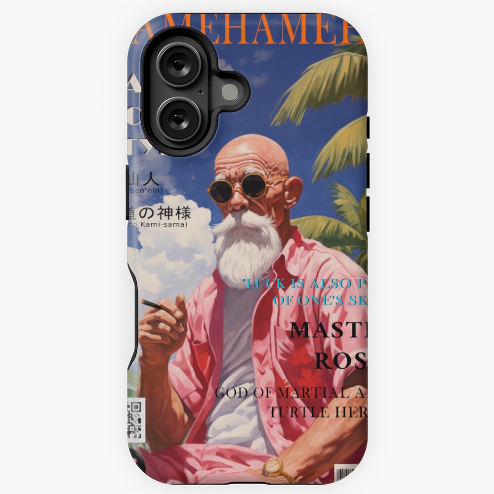 "Master Roshi (Kame House Style)" Sticker by PiratekingKP | Redbubble