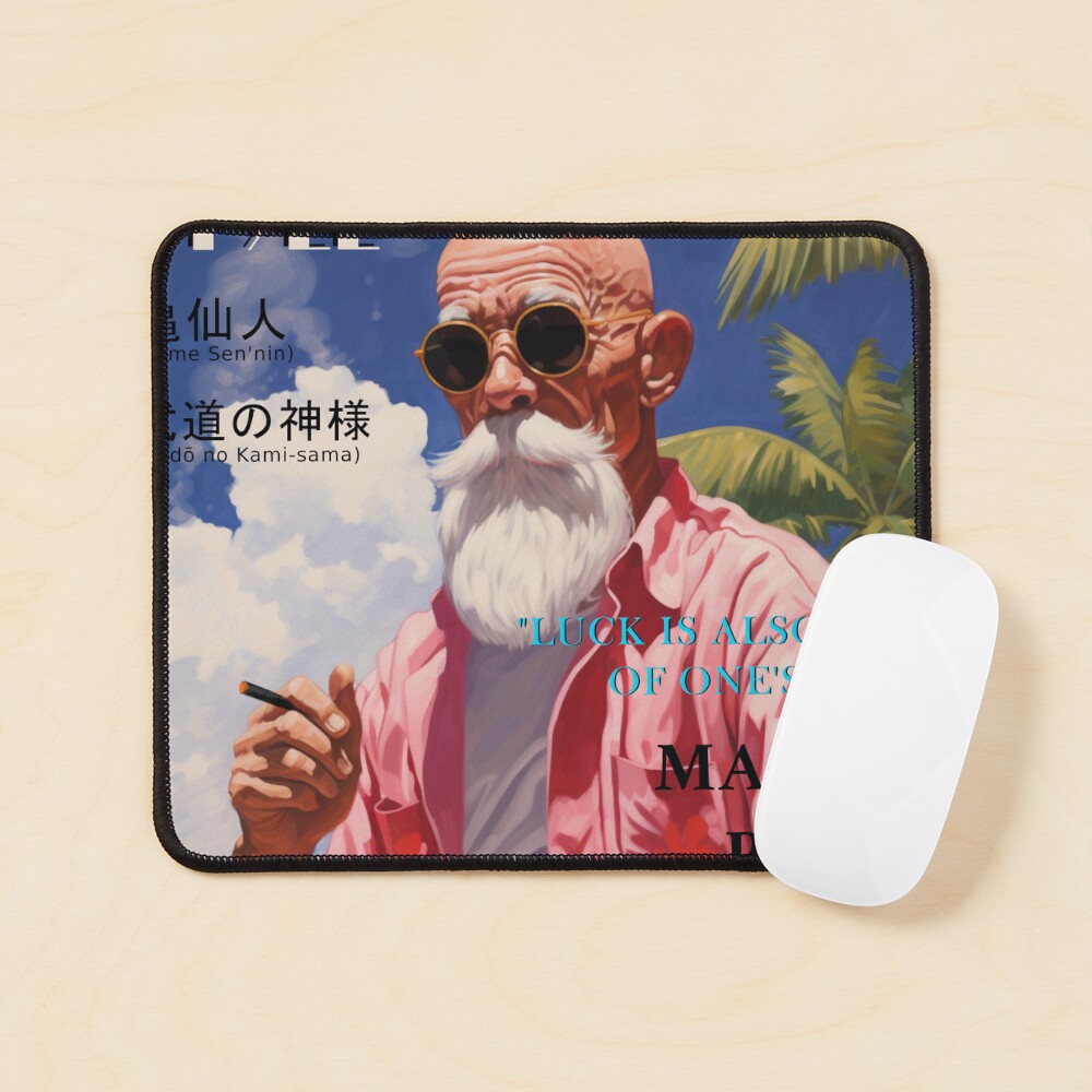 "Master Roshi (Kame House Style)" Sticker by PiratekingKP | Redbubble