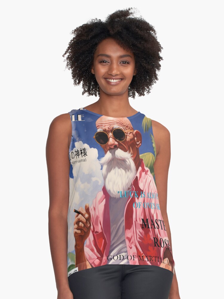 "Master Roshi (Kame House Style)" Sticker by PiratekingKP | Redbubble