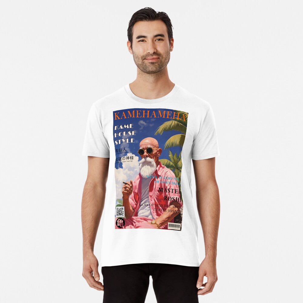 "Master Roshi (Kame House Style)" Sticker by PiratekingKP | Redbubble