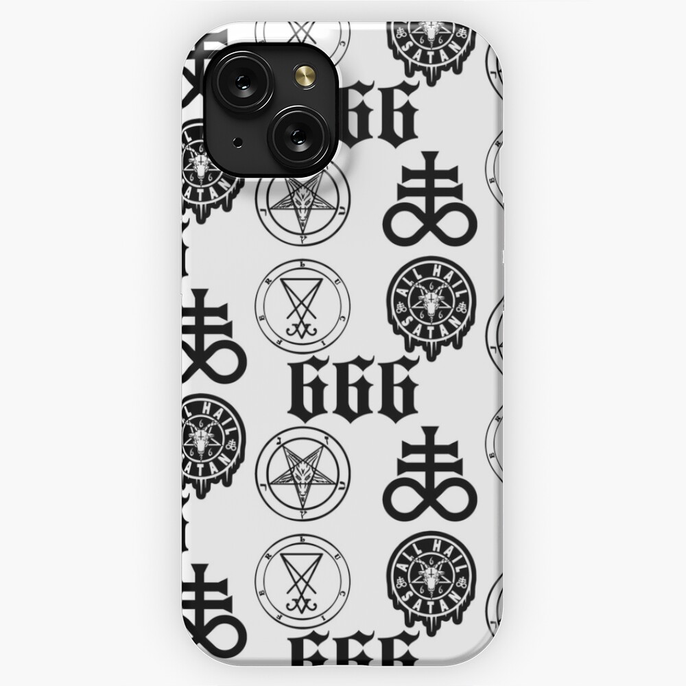 "Satanic Logos 666 Baphomet Sigil Lucifer Hexagram Leviathan Cross Set ...