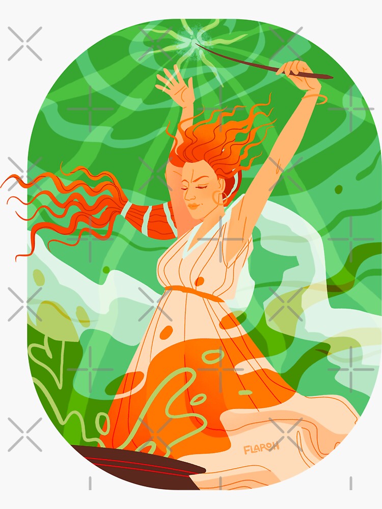 "Circe" Sticker for Sale by flaroh | Redbubble