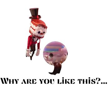 "TADC: Caine" Sticker for Sale by EmberlyDawn | Redbubble