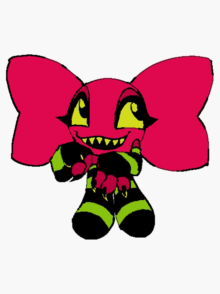 "bow inanimate insanity " Sticker for Sale by buystuffFC | Redbubble