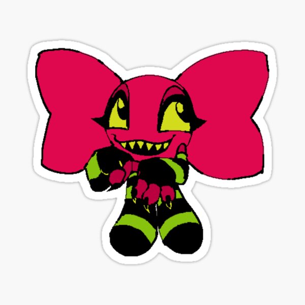 "bow inanimate insanity " Sticker for Sale by buystuffFC | Redbubble