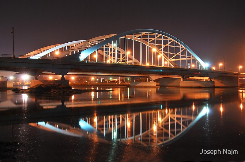 "Maqta Bridge" by Joseph Najm | Redbubble