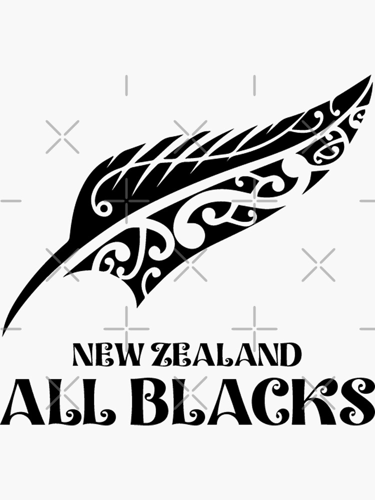 "Australia New Zealand All Blacks" Sticker for Sale by PawsitivityPark ...