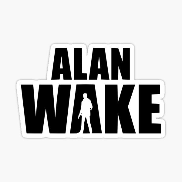 "Alan Wake logo" Sticker for Sale by Nuuskavatti | Redbubble