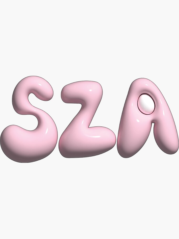 "SZA" Sticker for Sale by intersellaerr | Redbubble