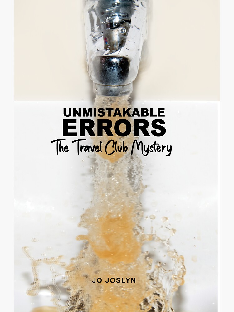 "Unmistakable Errors: The Travel Club Mystery by Jo Joslyn" Sticker for ...