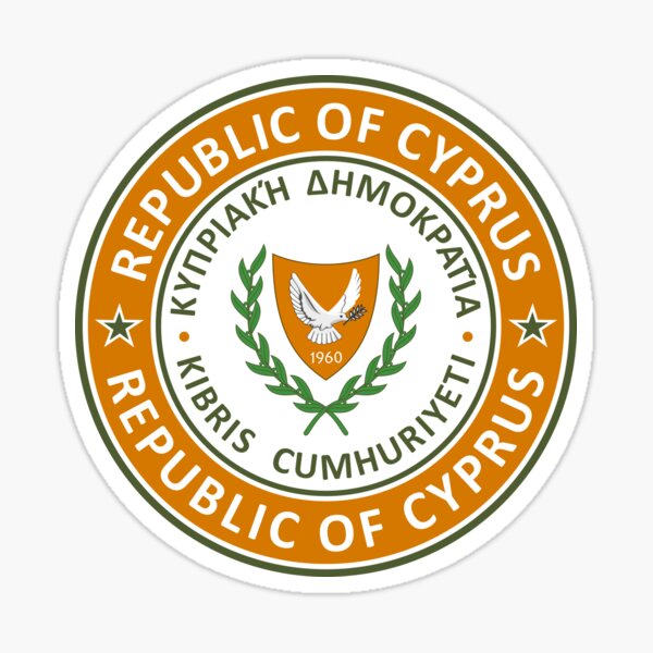 "Cyprus" Sticker for Sale by Alma-Studio | Redbubble