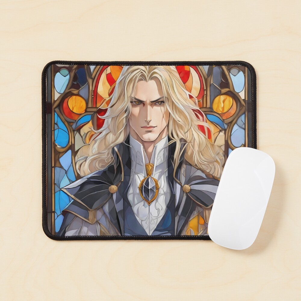 "Alucard in stained glass" Sticker for Sale by misterpillows | Redbubble