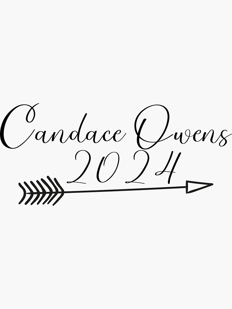"Candace Owens 2024" Sticker for Sale by sallyheaney | Redbubble