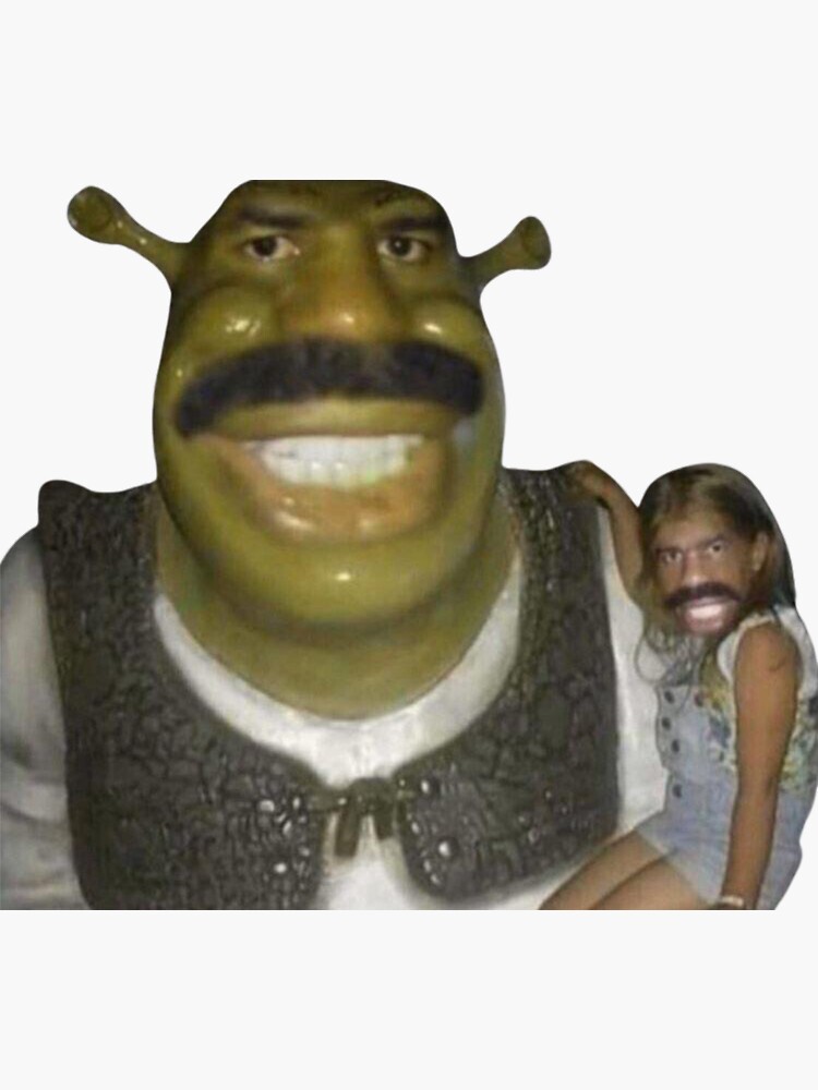 "Funny Shrek Meme" Sticker for Sale by ProTeeShopping | Redbubble