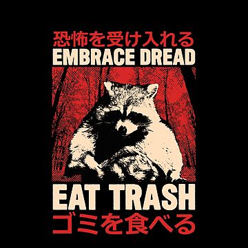 "Embrace Dread Raccoon" Essential T-Shirt for Sale by VintageMedatsu ...
