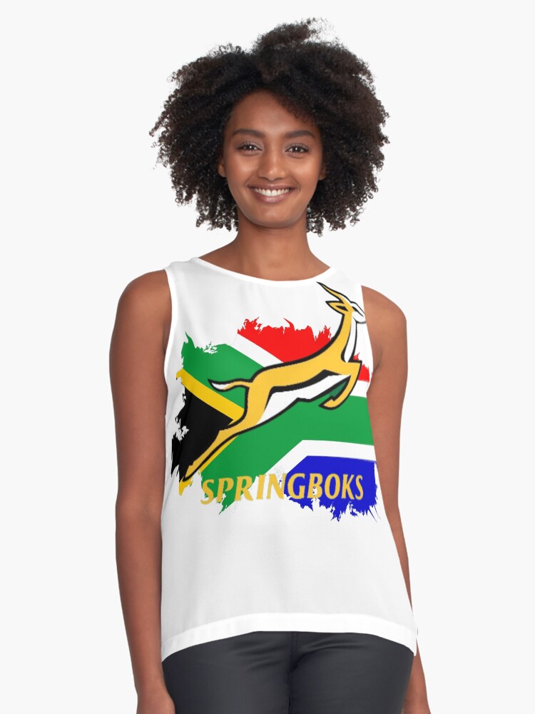 "Springbok on South African flag" Sticker for Sale by RockSolidZA ...