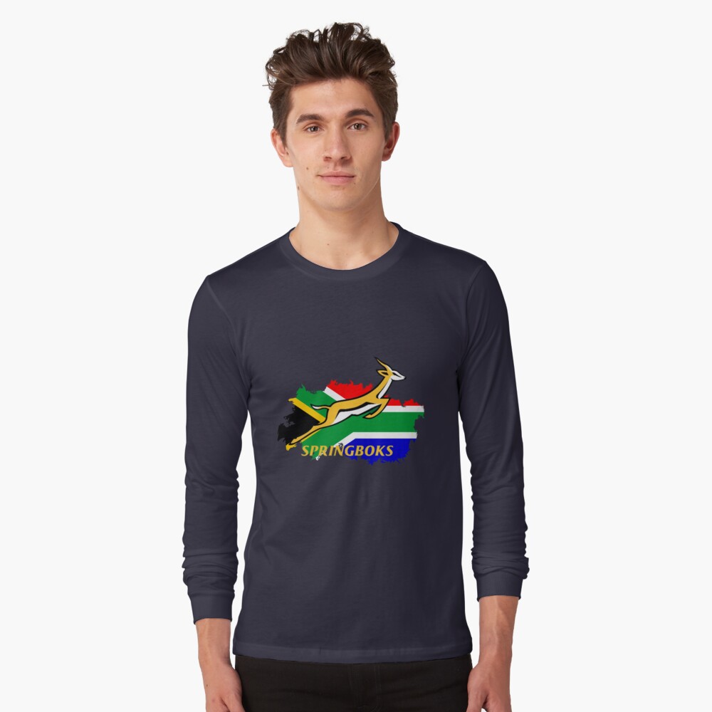 "Springbok on South African flag" Sticker for Sale by RockSolidZA ...