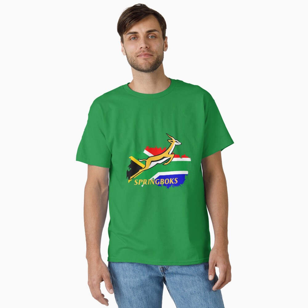 "Springbok on South African flag" Sticker for Sale by RockSolidZA ...