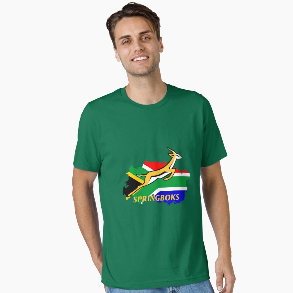 "Springbok on South African flag" Sticker for Sale by RockSolidZA ...