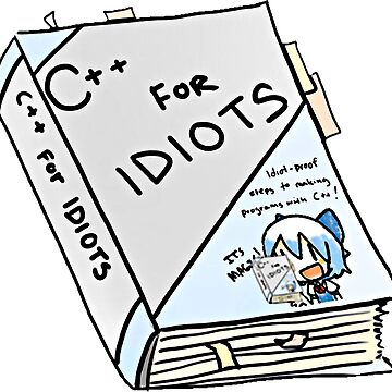 "Cirno Plus Plus Programming Book ~ Touhou Meme" Sticker for Sale by ...