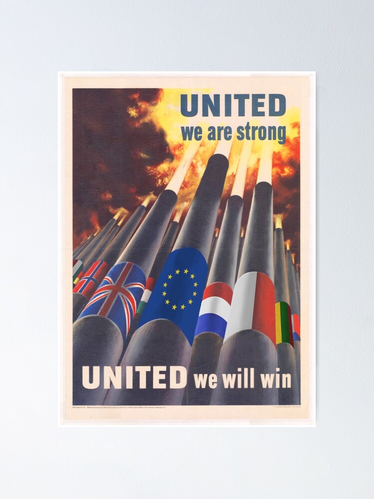"United Europe Propaganda" Poster for Sale by The Lone vendor | Redbubble