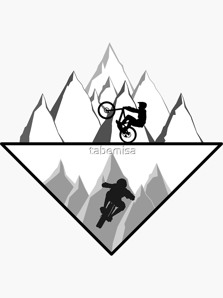 "MTB Cube" Sticker for Sale by tabemisa | Redbubble