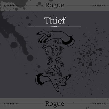 "Thief" Sticker for Sale by Marissa Brown | Redbubble