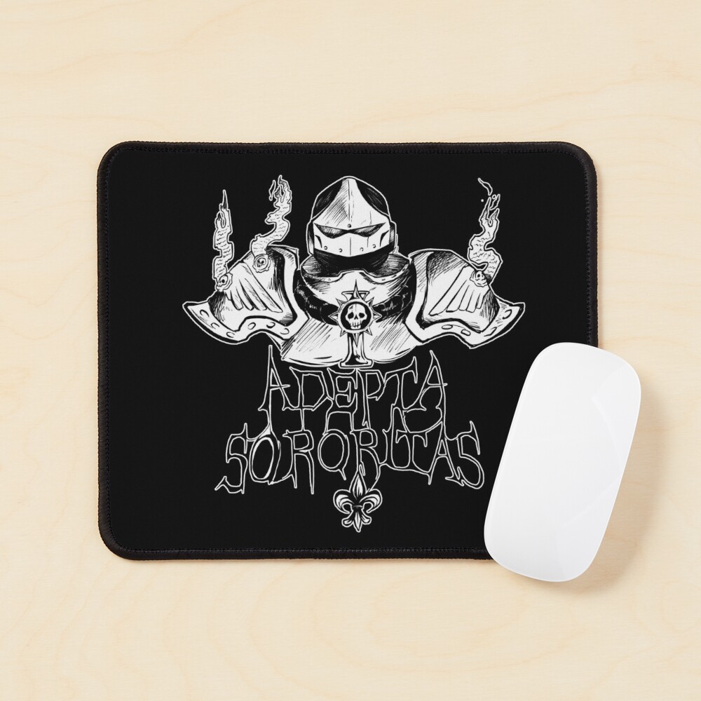 "ADEPTA SORORITAS" Sticker for Sale by Hannah Hibbert | Redbubble