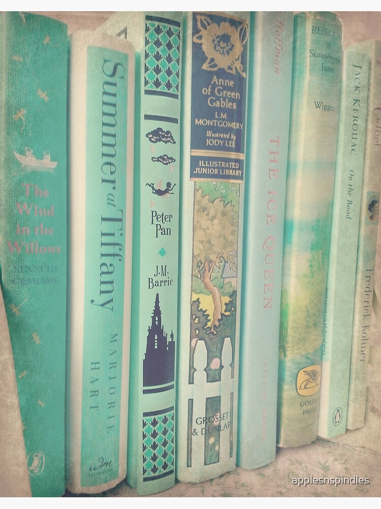 "Mint Books" Art Print by applesnspindles | Redbubble