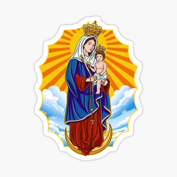 "Virgen Chiquinquira Chinita Zulia Maracaibo Venezuela" Sticker for ...