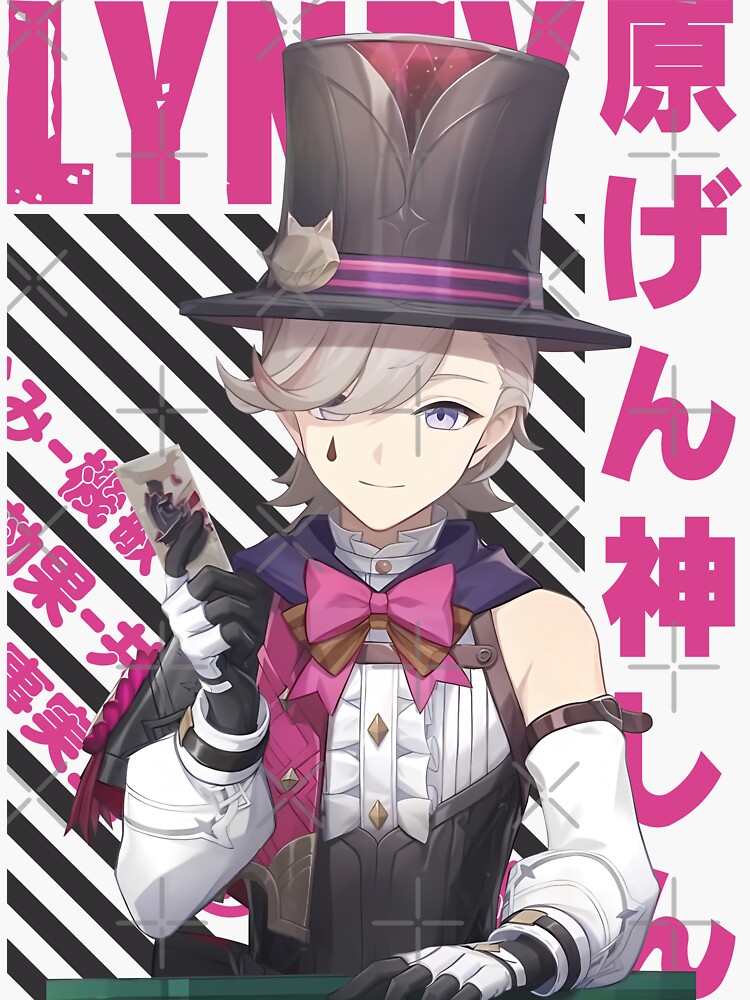 "Genshin Impact - Lyney" Sticker by Recup-Tout | Redbubble